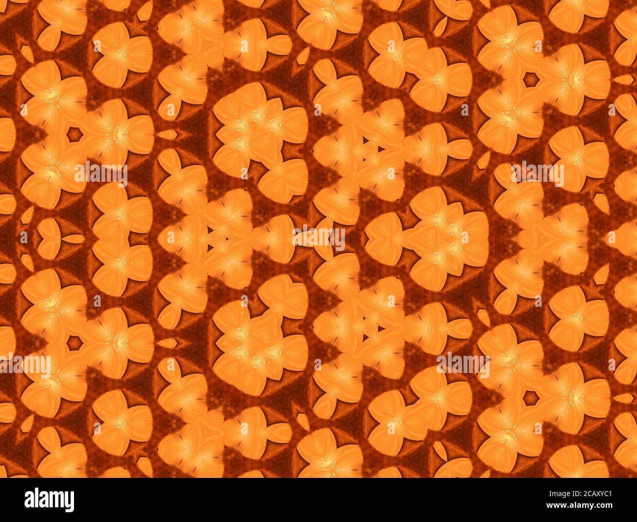Abstract wallpaper illustration in orange and brown colors Stock Photo ...