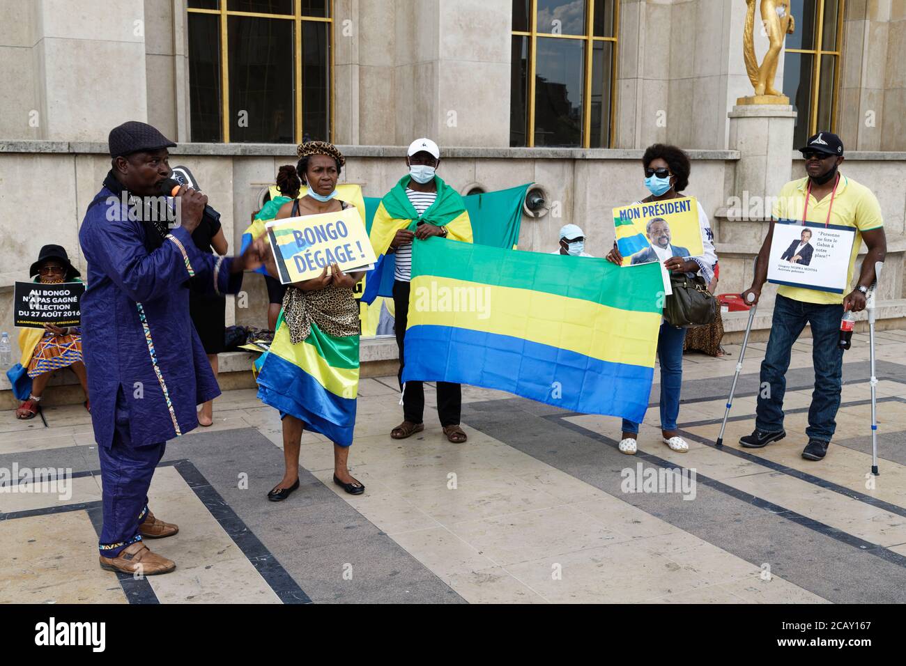 Gabon france flag hi-res stock photography and images - Alamy