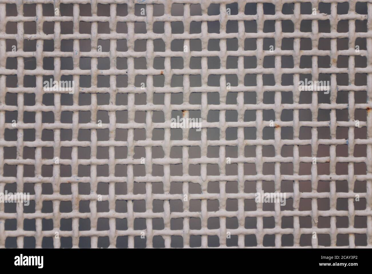Metal dense mesh, white color Stock Photo - Alamy