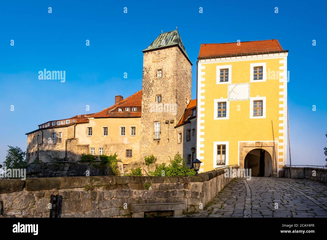 Die Burg in Hohnstein Stock Photo - Alamy
