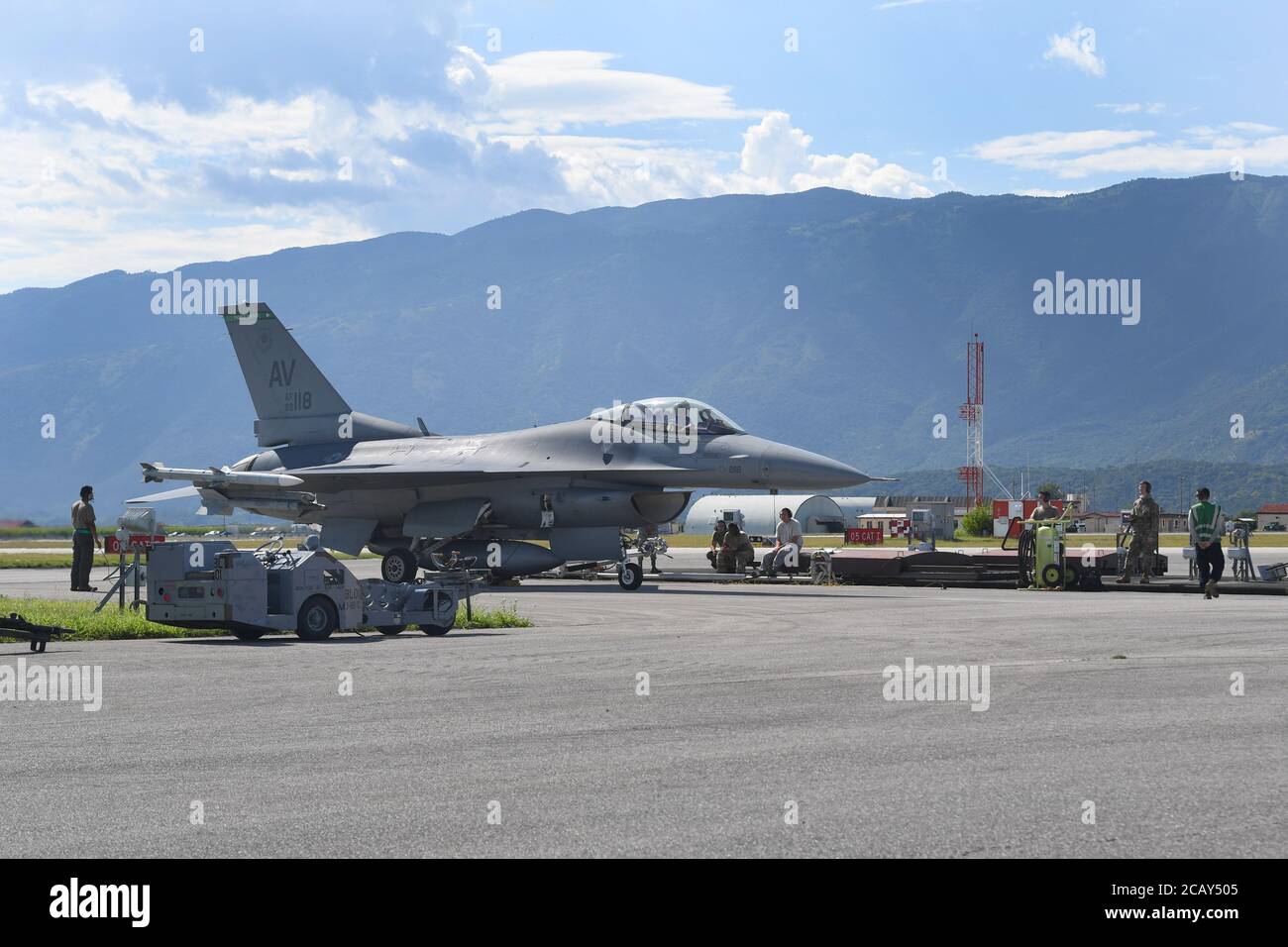 Airmen with the 31st Aircraft Maintenance Squadron participate in ...