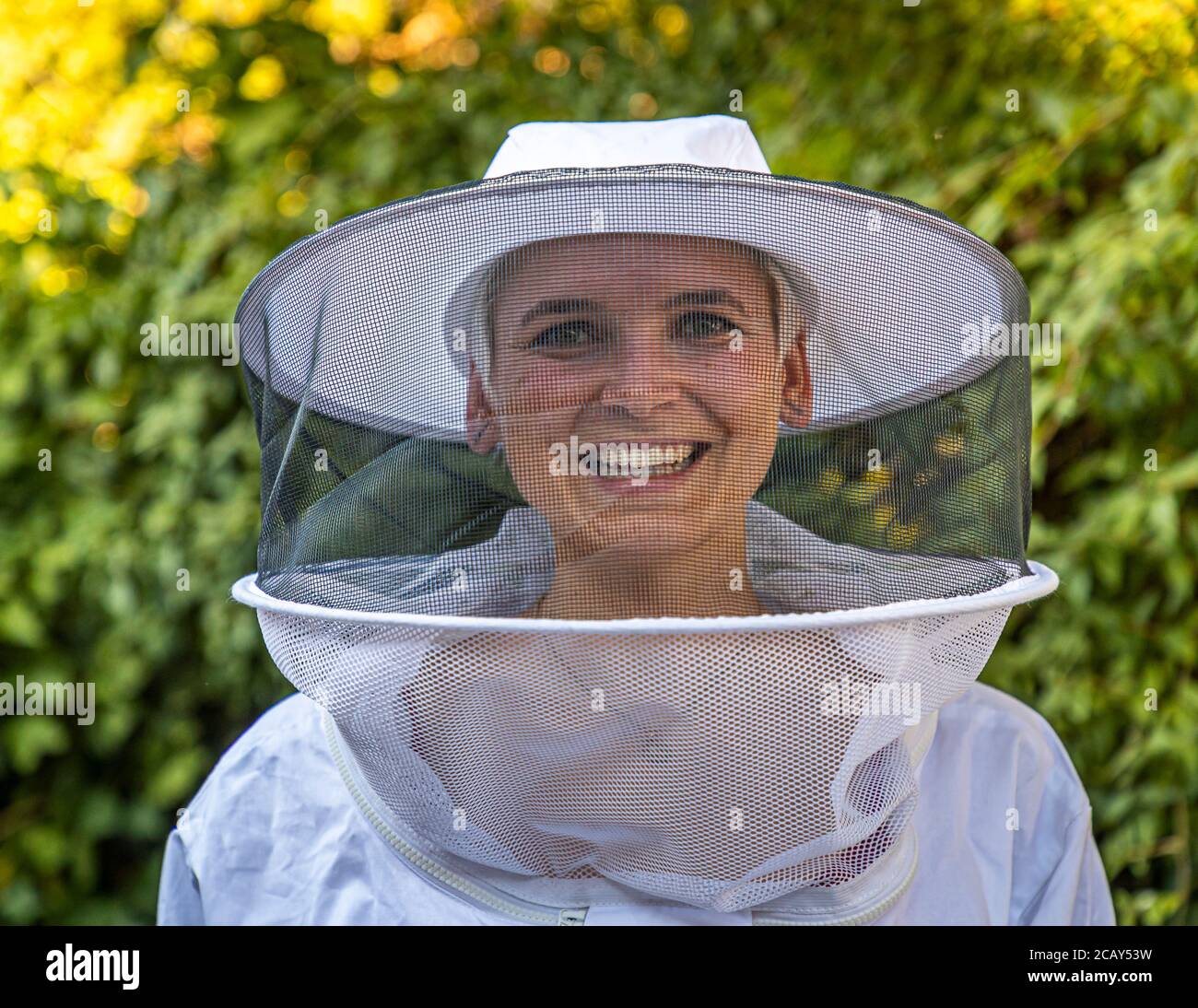 Happy bee keeping hi-res stock photography and images - Alamy