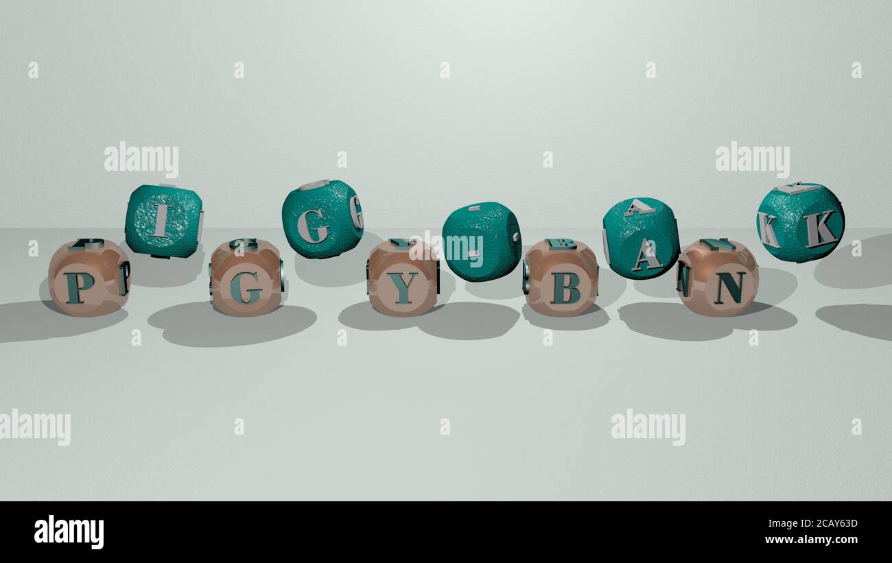 Coin cubic letters 3d hi-res stock photography and images - Alamy