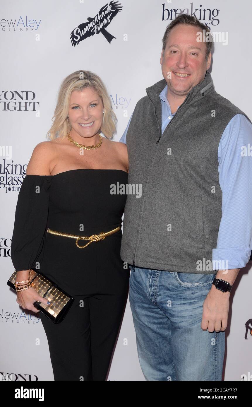 LOS ANGELES - JAN 10: Becky Newhall, Ashton Newhall at the "Beyond The ...
