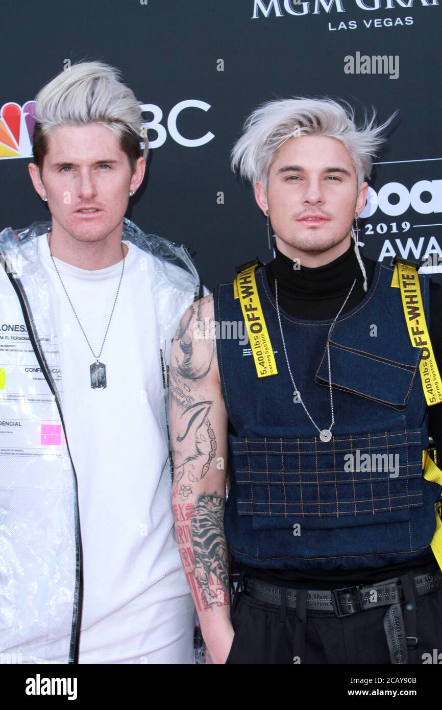 LAS VEGAS - MAY 1: Kyle Trewartha, Michael Trewartha, Grey at the 2019 ...