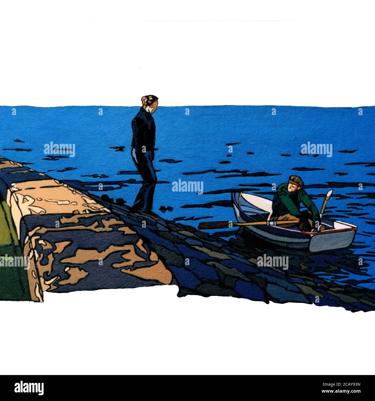 People talking on the lake shore hi-res stock photography and images ...