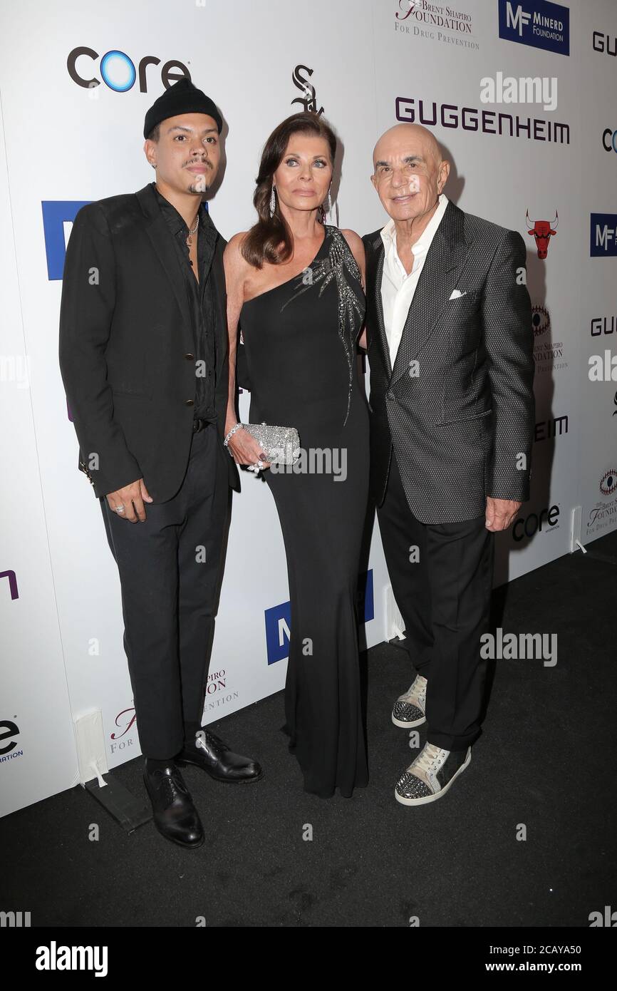 LOS ANGELES - SEP 21: Evan Ross, Linell Shapiro, Robert Shapiro at the ...