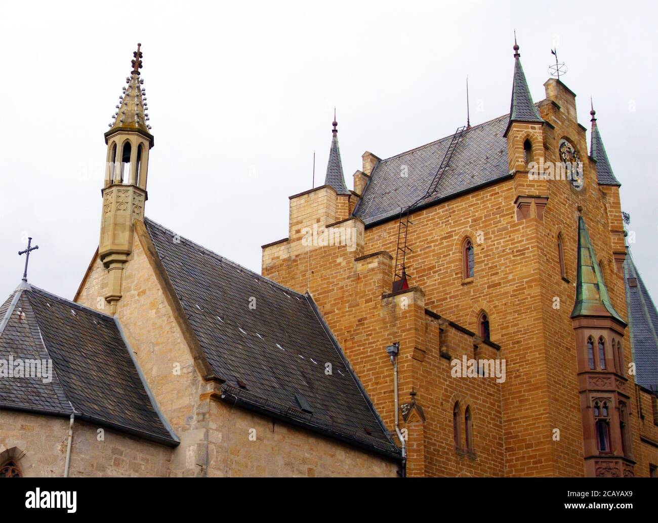 Hohenzollern Castle & Chapel Stock Photo - Alamy