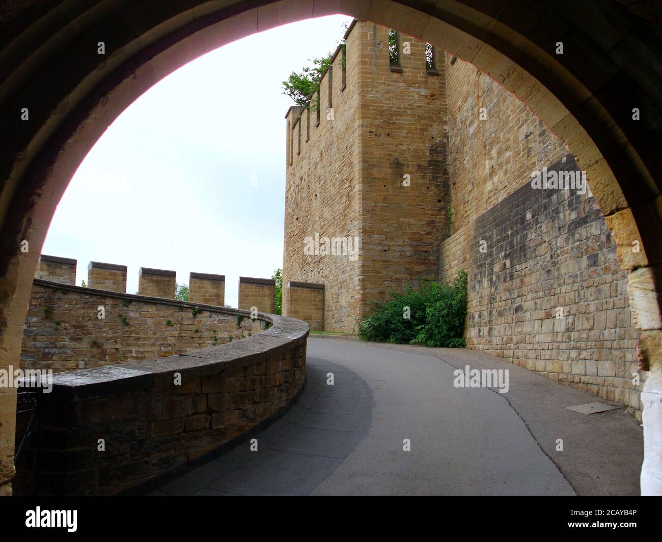 Hohenzollern Castle Archway Stock Photo - Alamy