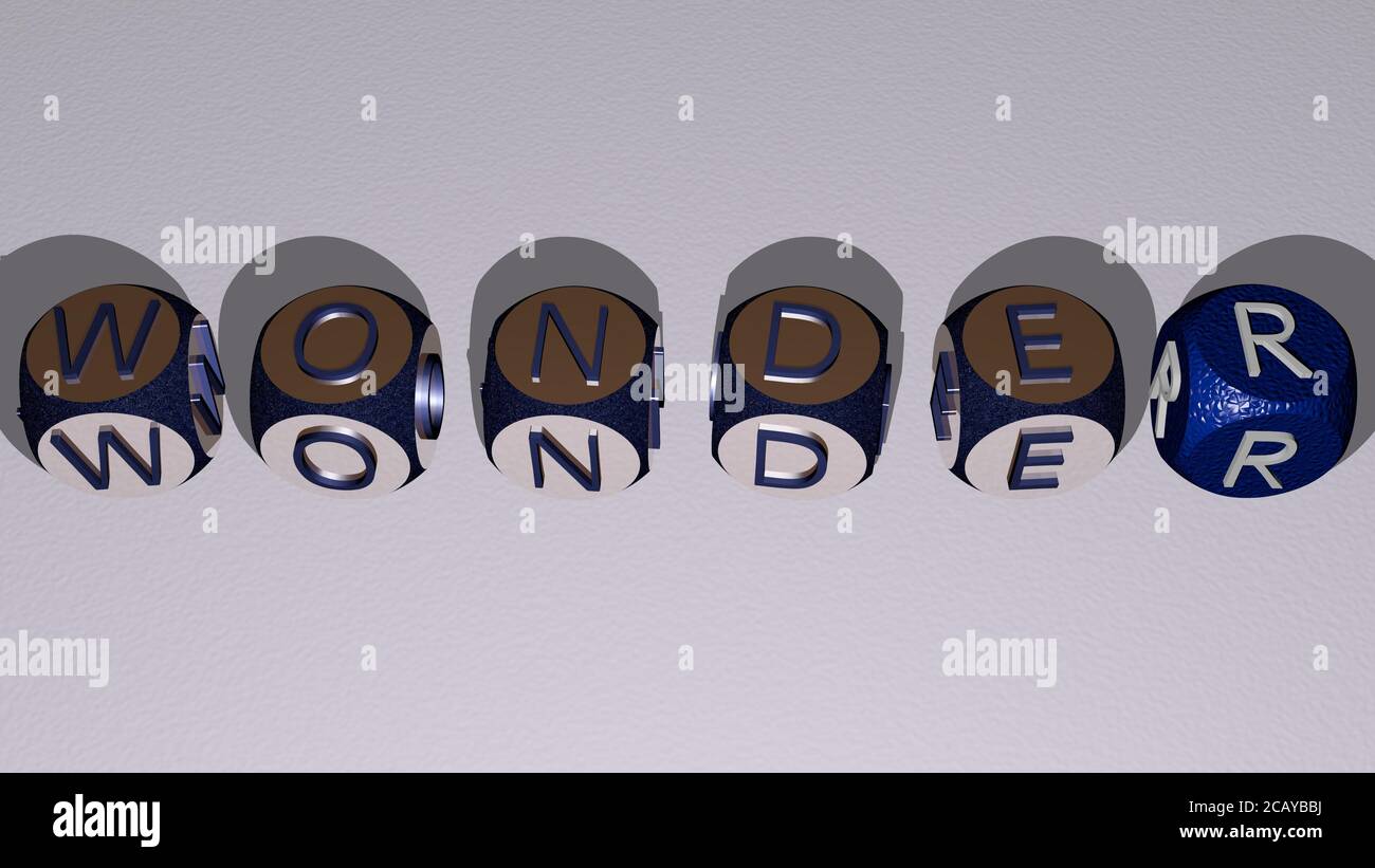 wonder combined by dice letters and color crossing for the related ...
