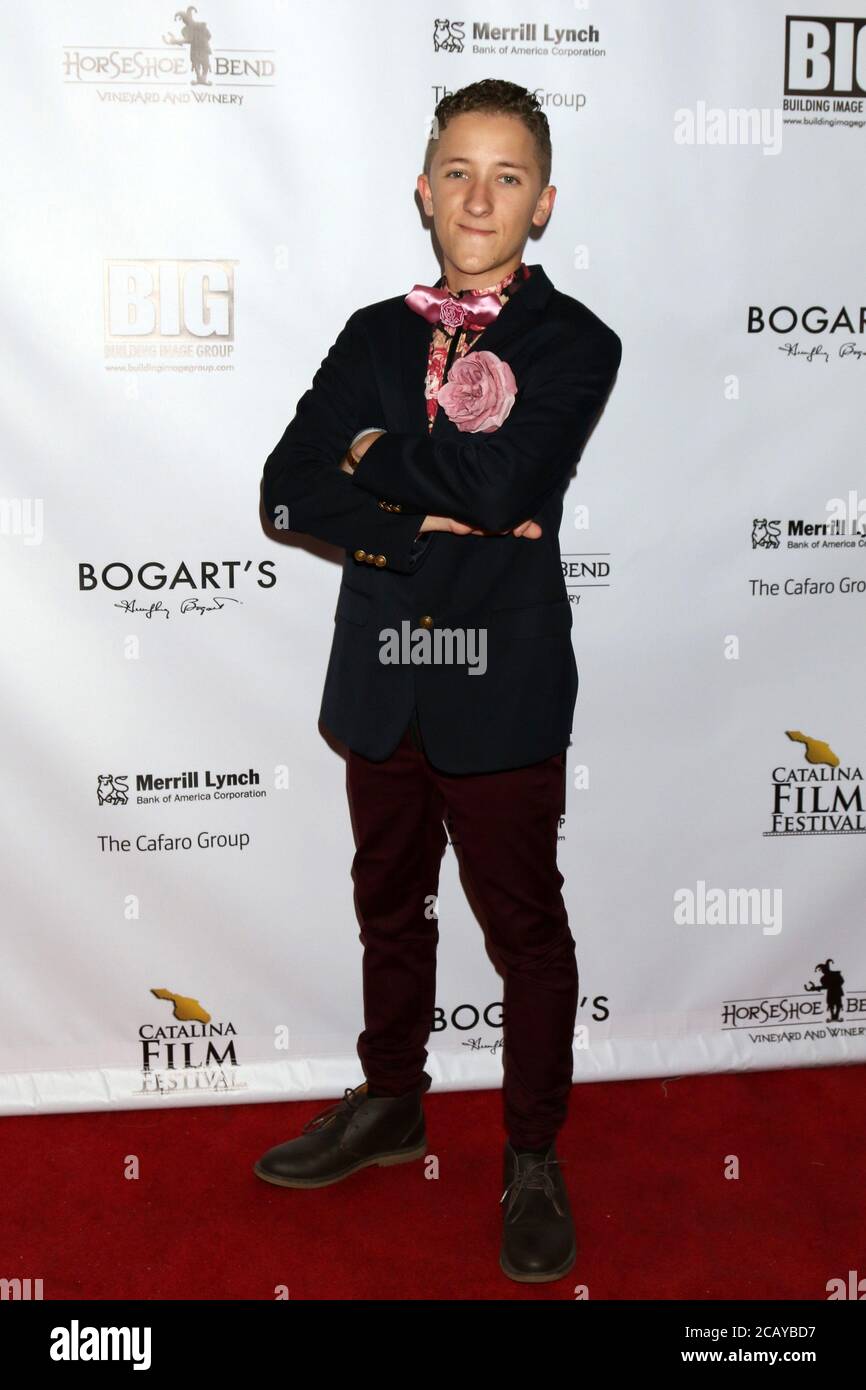 LOS ANGELES - SEP 26: Nickolas Wolf at the 2019 Catalina Film Festival ...