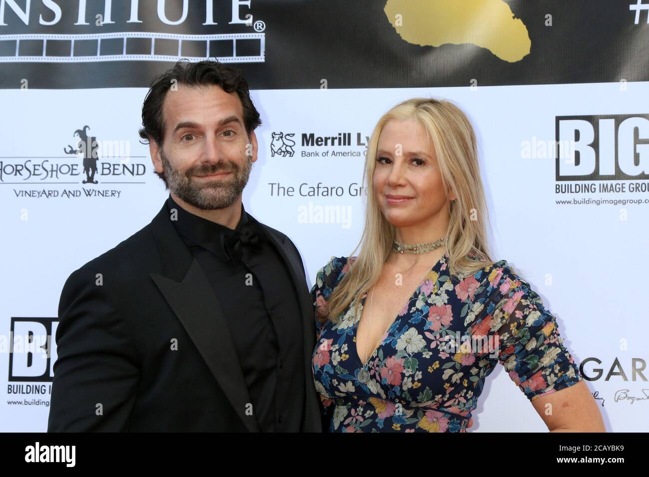 LOS ANGELES - SEP 28: Kevin Makely, Mira Sorvino at the 2019 Catalina ...