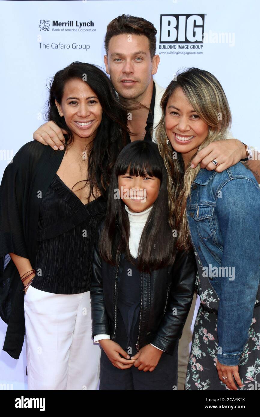 LOS ANGELES - SEP 28: Leslie Alejandro, Kevin Alejandro, Emerson Basco ...