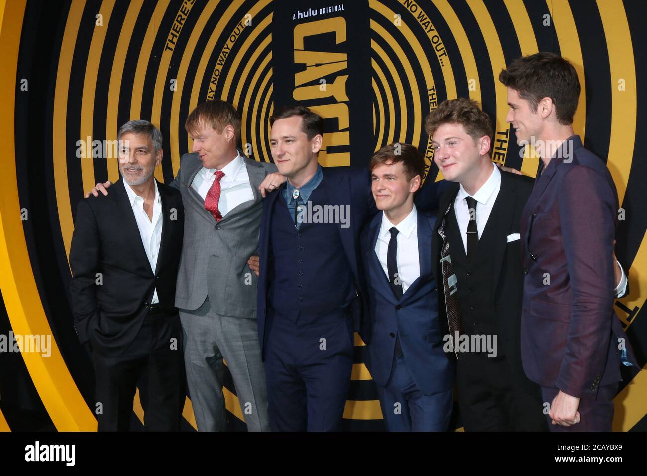 LOS ANGELES - MAY 7: George Clooney, Jay Paulson, Lewis Pullman, Graham ...