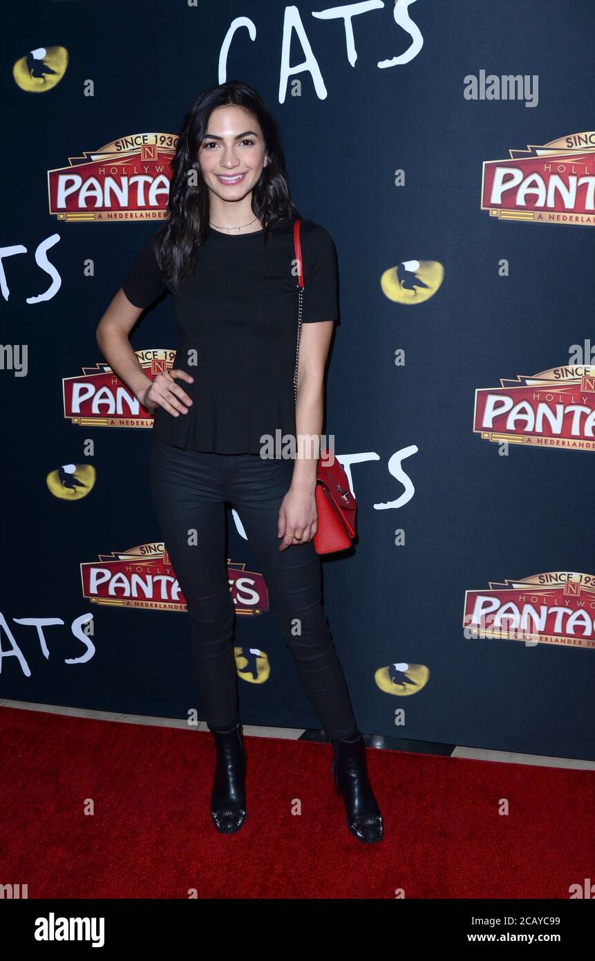 LOS ANGELES - FEB 27: Natalee Linez at the "Cats" Play Opening at the ...