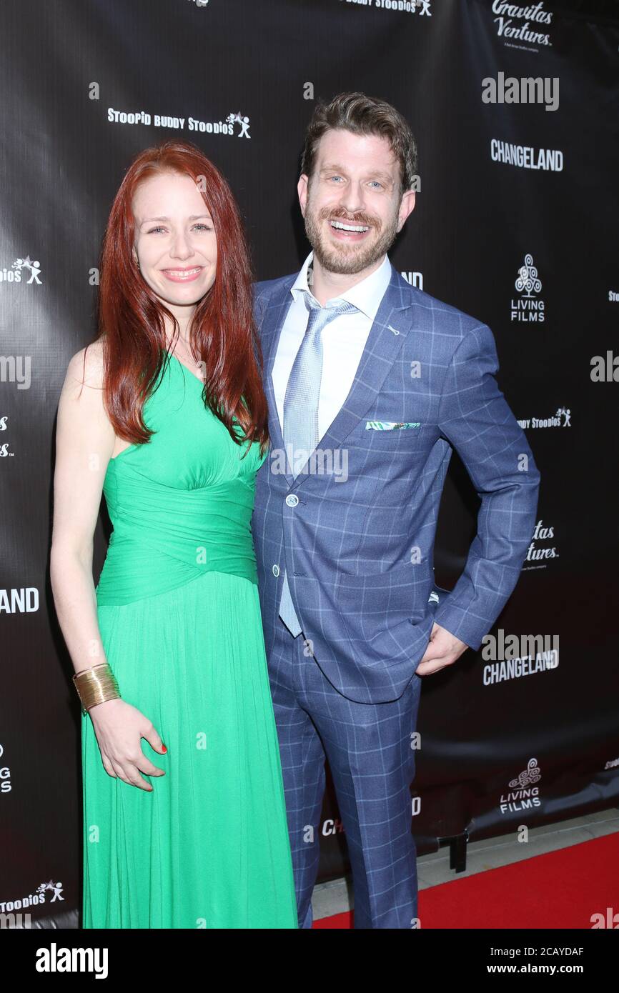 LOS ANGELES - JUN 3: Erin Carey, Corey Moosa at the "Changeland" Los ...