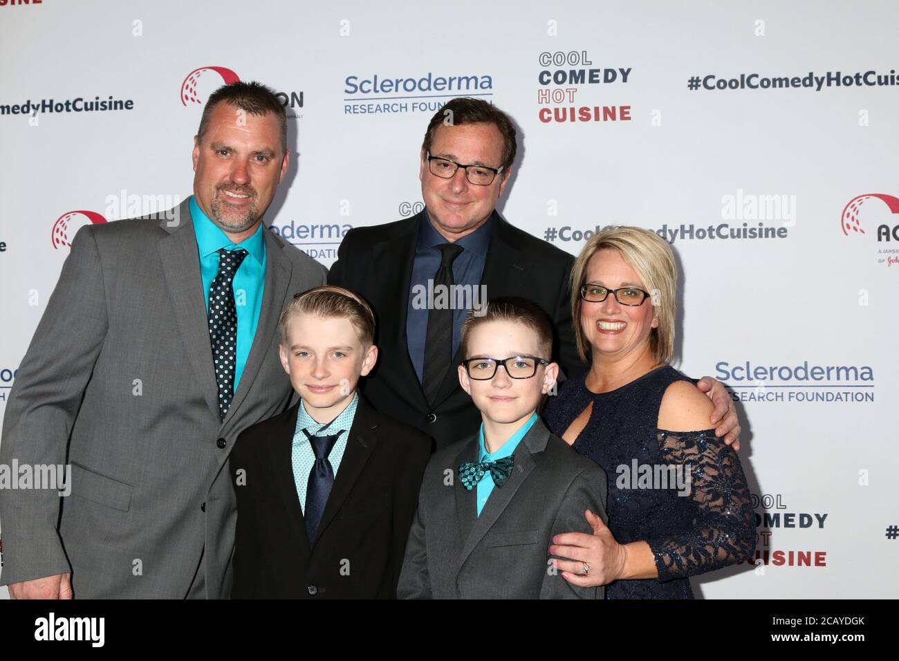 LOS ANGELES - APR 25: Terry Wright, Weston Wright, Bob Saget, Wyatt ...