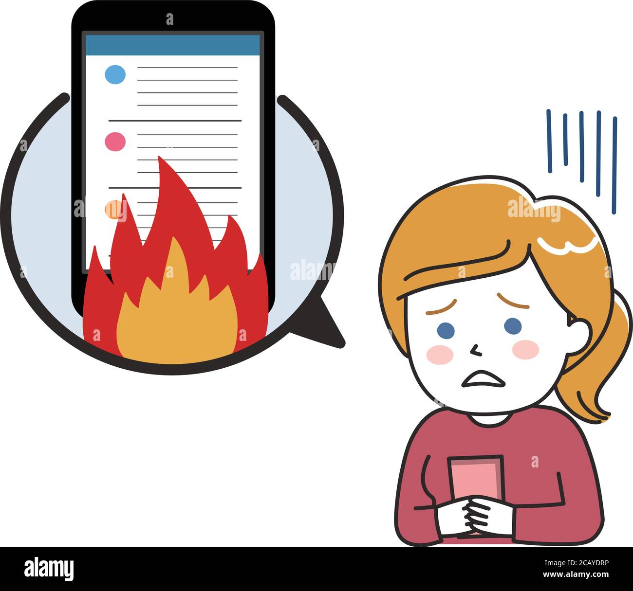 Frustration shock Stock Vector Images - Alamy