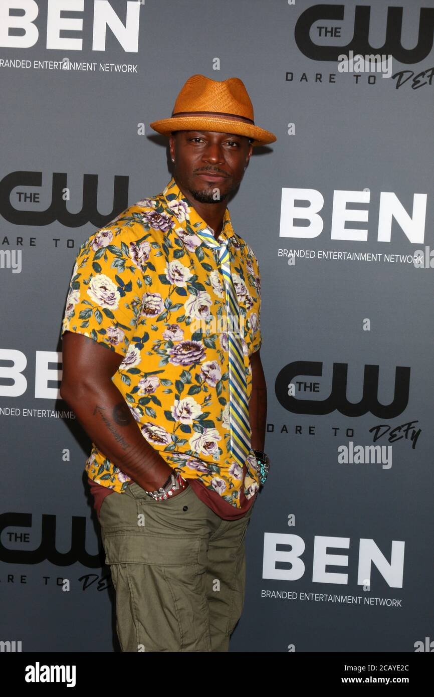 LOS ANGELES - AUG 4: Taye Diggs at the CW Summer TCA All-Star Party at ...