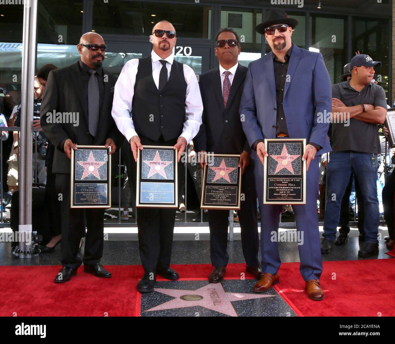 LOS ANGELES - APR 18: Cypress Hill, Lawrence Muggerud, Louis Freese ...