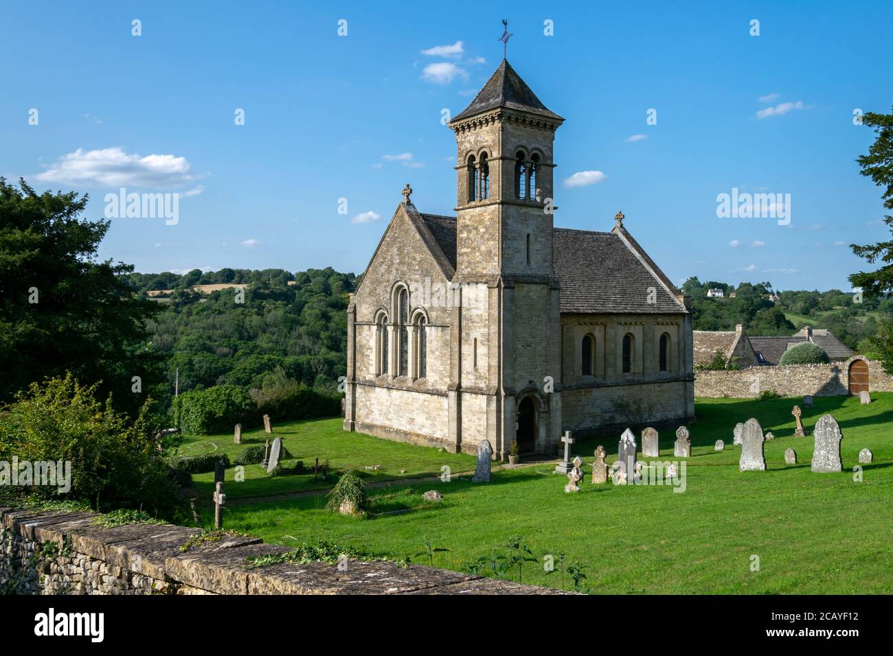 St. Luke's Church, Frampton Mansell, Stroud, Gloucestershire Stock ...