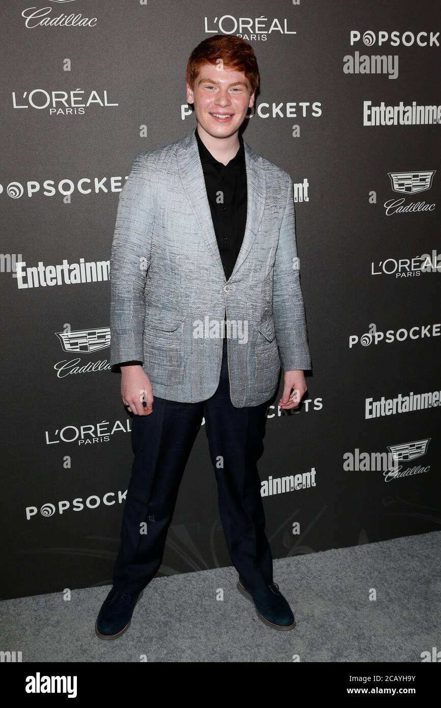 LOS ANGELES - JAN 26: Carson Holmes at the Entertainment Weekly SAG Awards pre-party at the ...