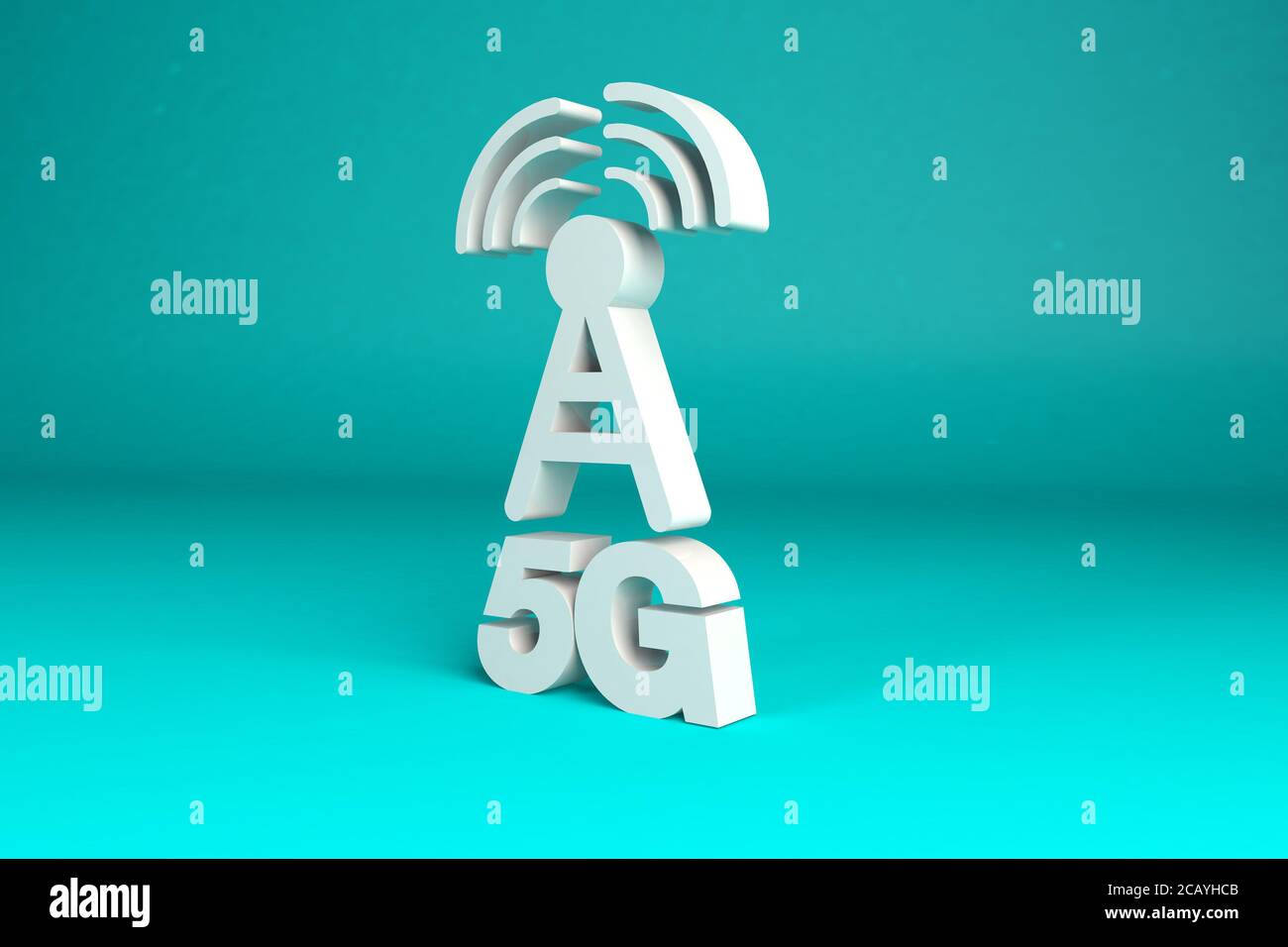 5G INTERNET SUPER FAST BROADBAND OR WIFI WIRELESS ON A BLUE BACKGROUND ...