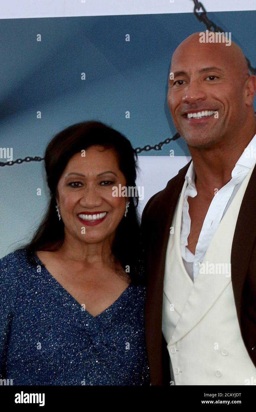 LOS ANGELES - JUL 13: Ata Johnson, Dwayne Johnson at the "Fast ...
