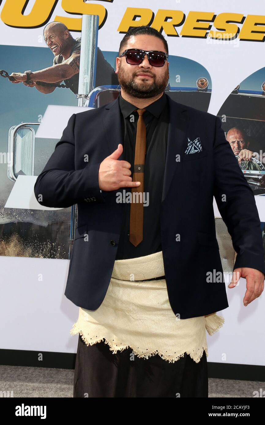 LOS ANGELES - JUL 13: John Tui at the "Fast & Furious Presents: Hobbs ...