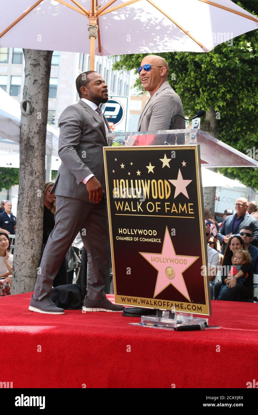 LOS ANGELES - MAY 28: F Gary Gray, Vin Diesel at the F. Gary Gray Star ...