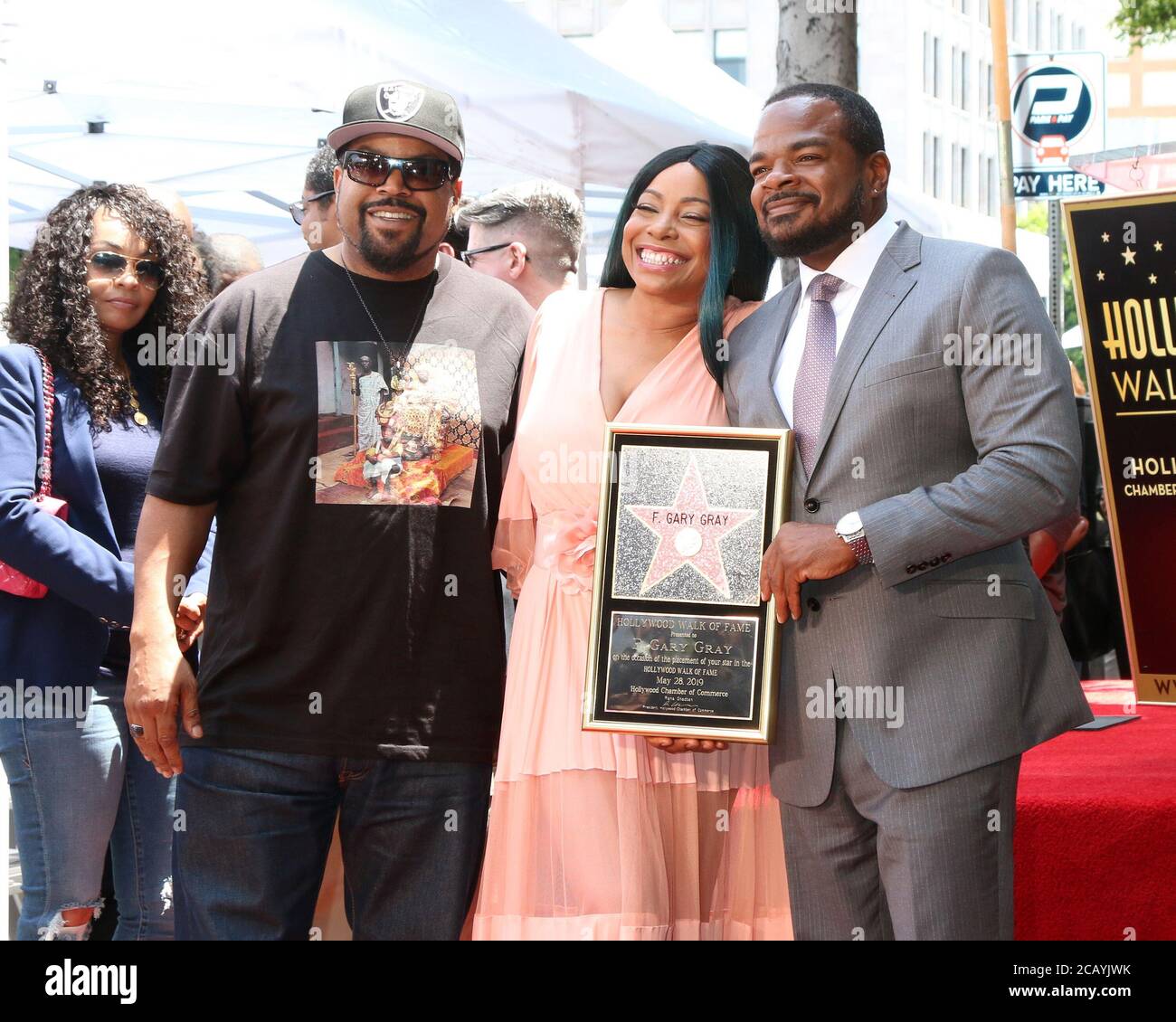 LOS ANGELES - MAY 28: Ice Cube, Paula Jai Parker, F Gary Gray at the F ...