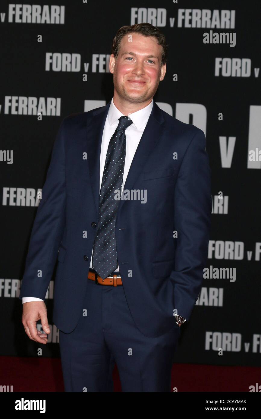 LOS ANGELES - NOV 4: Joe Williamson at the "Ford v Ferrari" Premiere at ...
