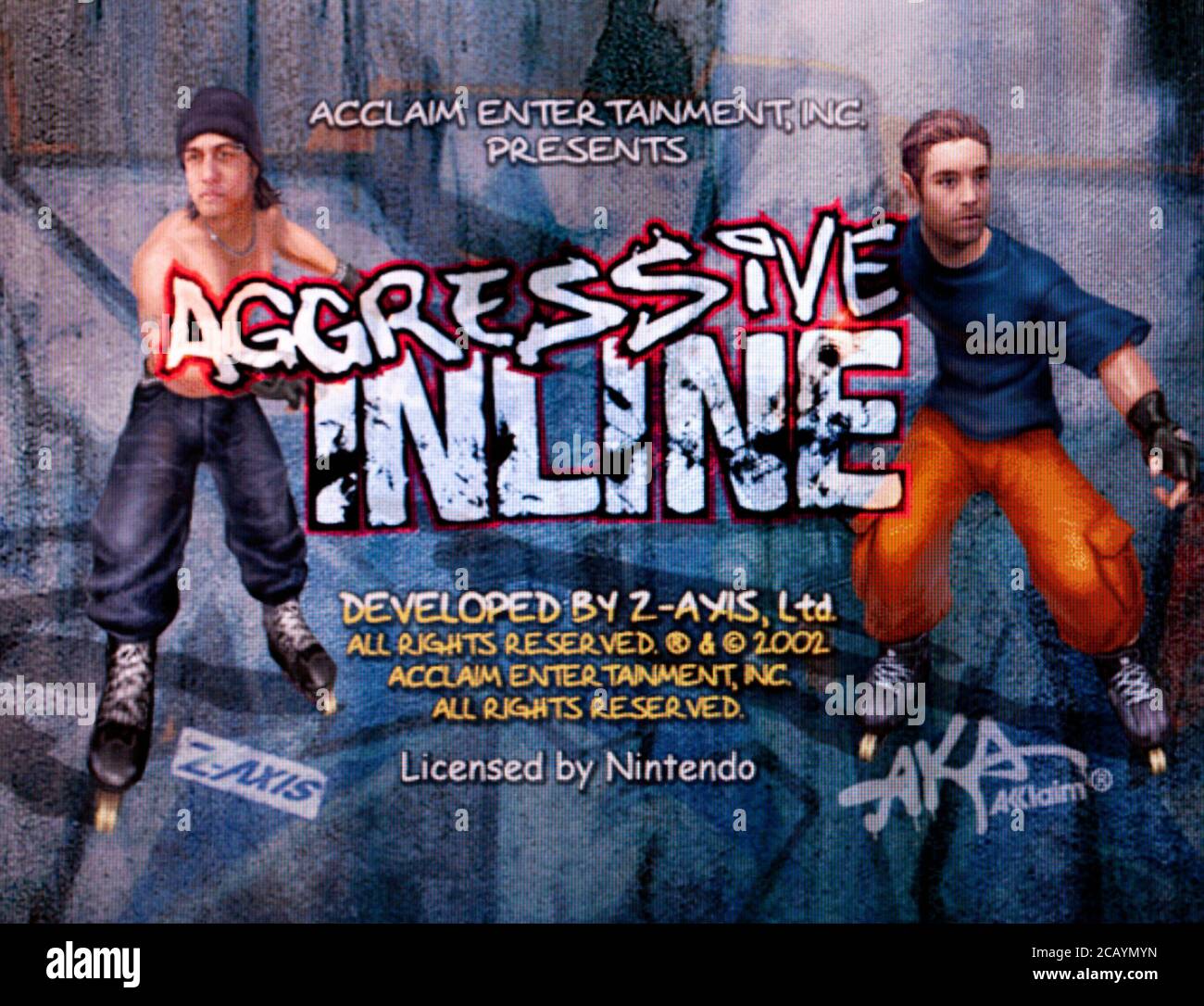 Aggresive Inline - Nintendo Gamecube Videogame - Editorial use only ...