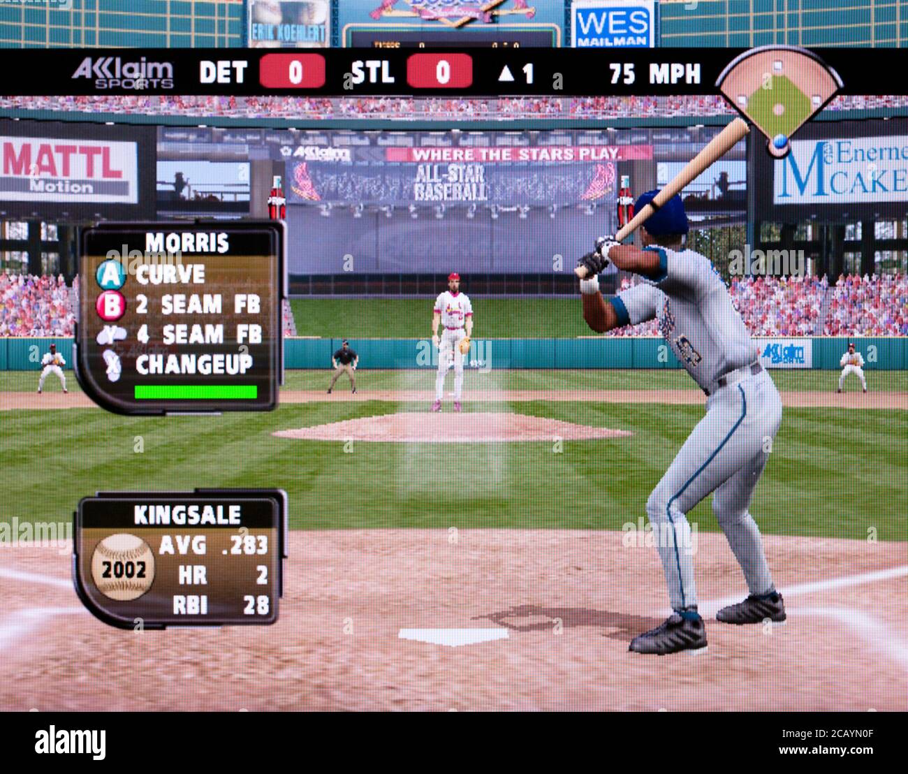 All-Star Baseball 2004 - Nintendo Gamecube Videogame - Editorial use ...