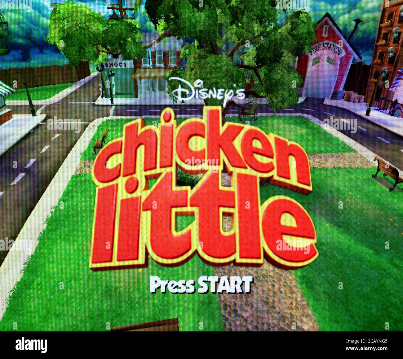 Disney's Chicken Little - Nintendo Gamecube Videogame - Editorial use ...