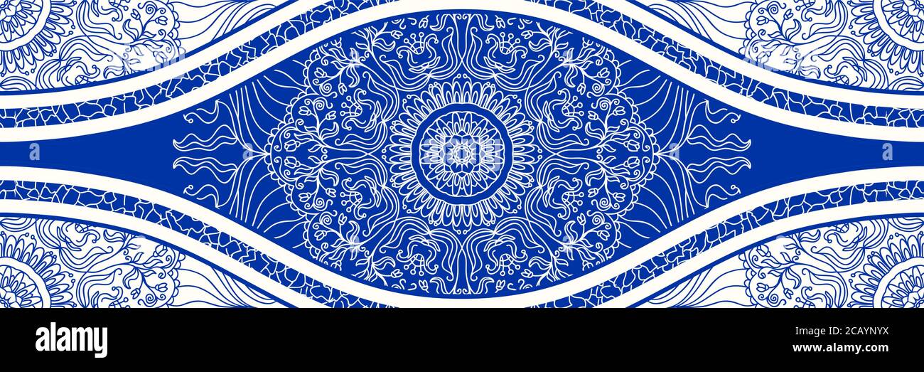 Indian border pattern Stock Vector Images - Alamy