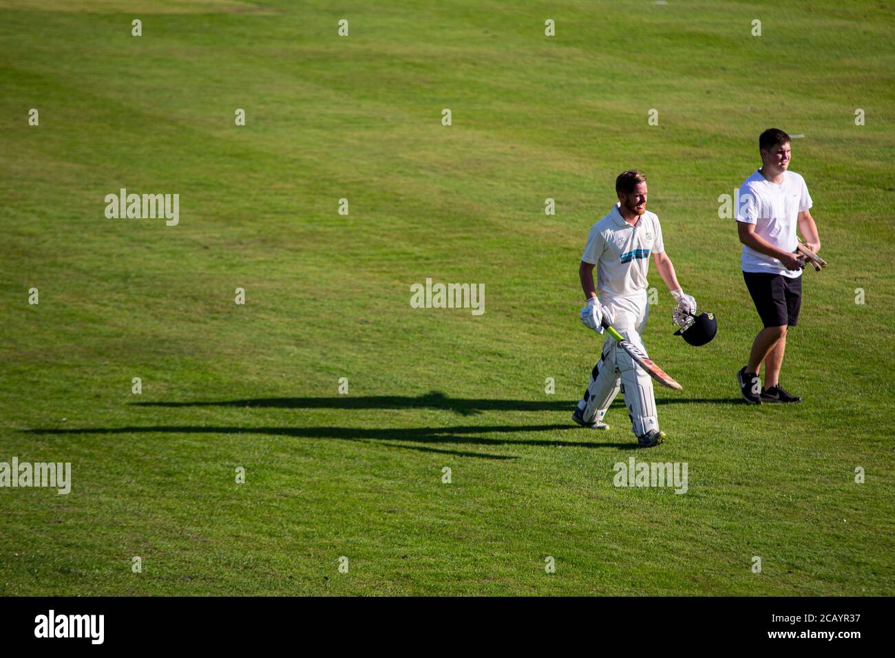 Tondu Cricket Club v Miskin Manor Cricket Club at Bryn Road on the 8th ...