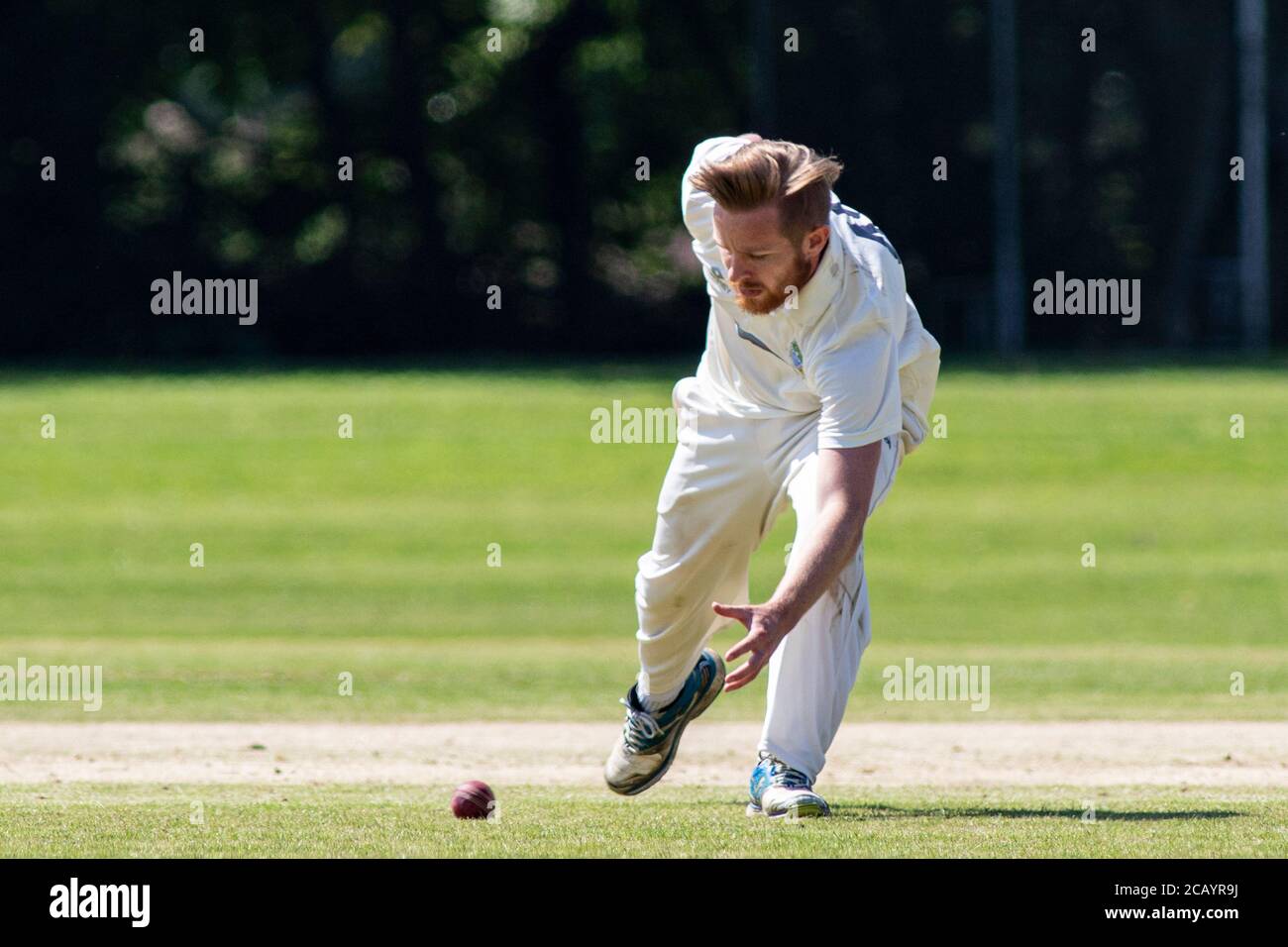 Tondu Cricket Club v Miskin Manor Cricket Club at Bryn Road on the 8th ...