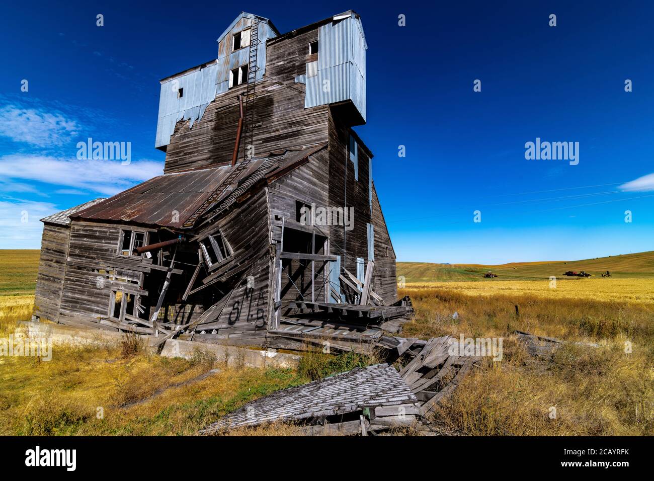Old Storage Barn, Palouse, WA Stock Photo - Alamy