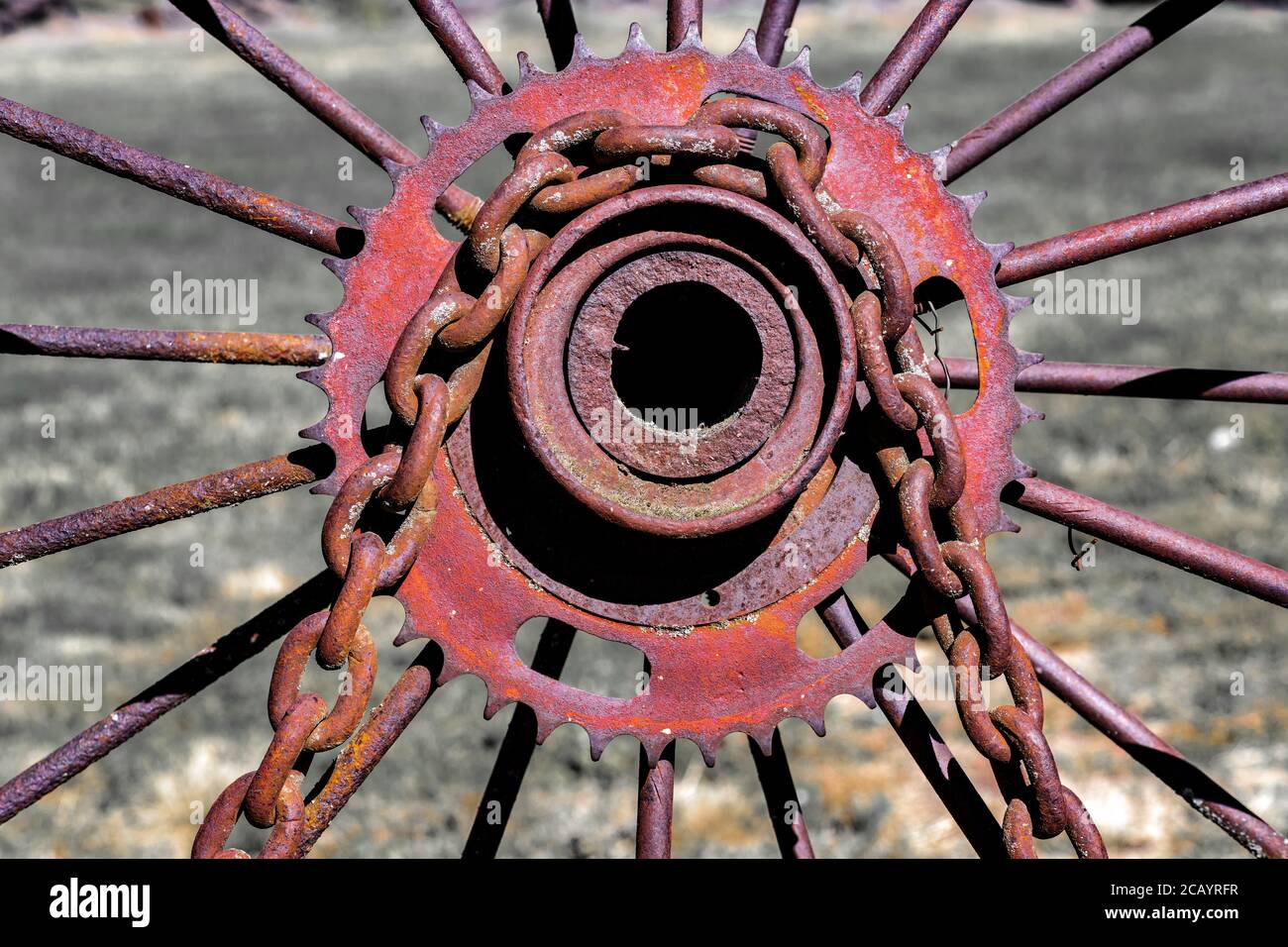 Old Metal Structures, Palouse, WA Stock Photo - Alamy