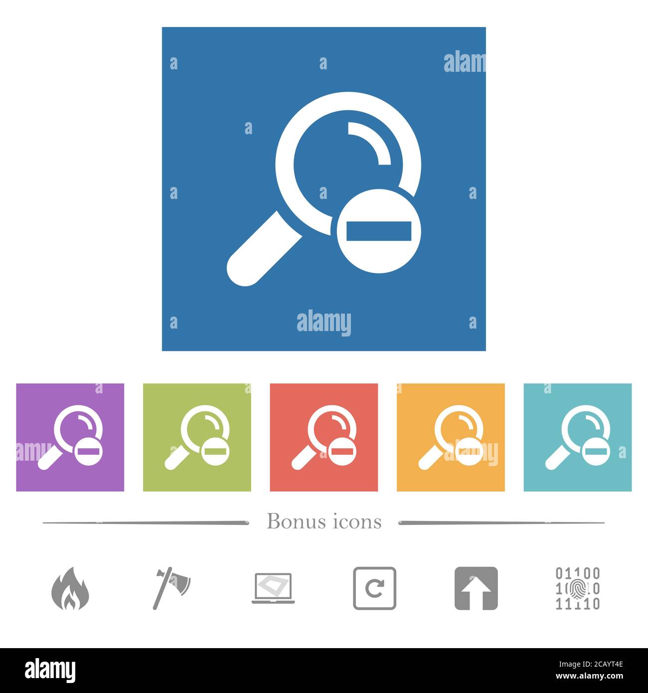 Remove search term flat white icons in square backgrounds. 6 bonus ...