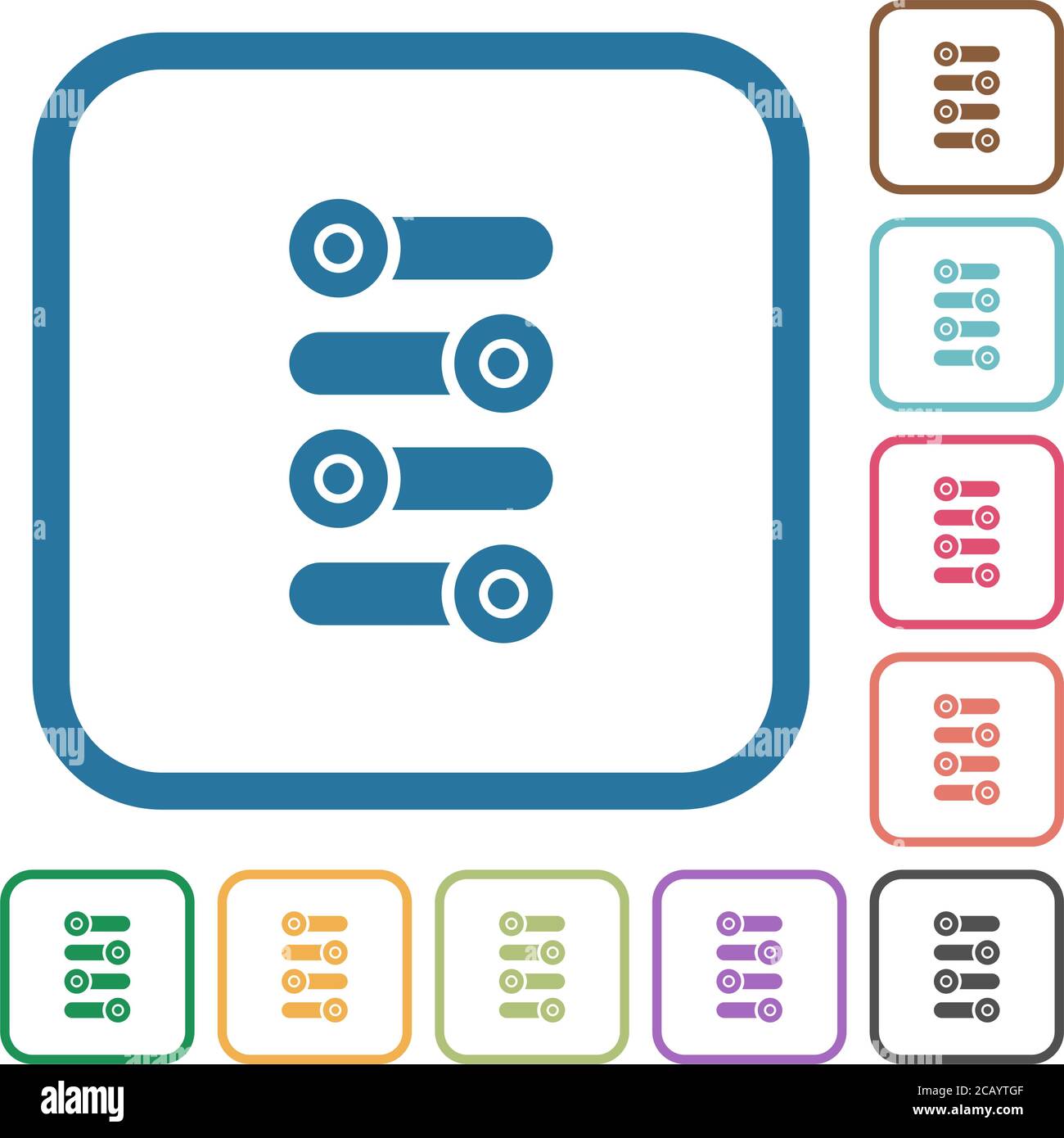 Curved handles Stock Vector Images - Alamy