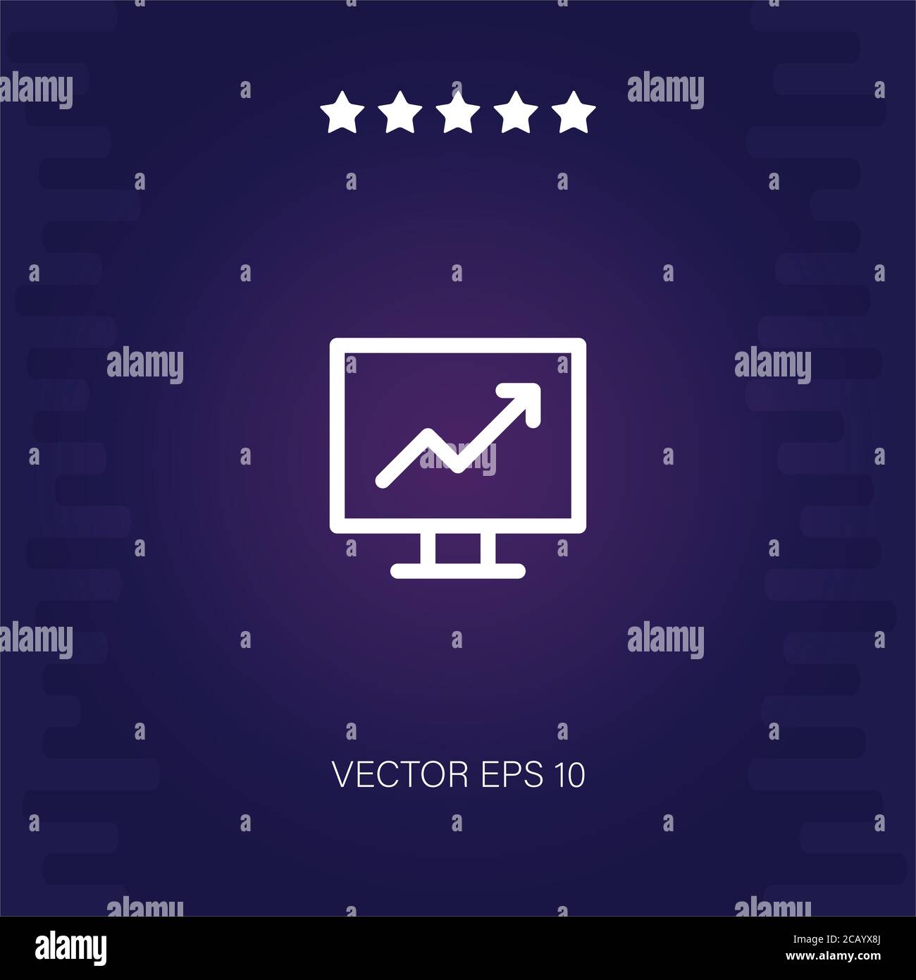 computer vector icon modern illustration Stock Vector Image & Art - Alamy
