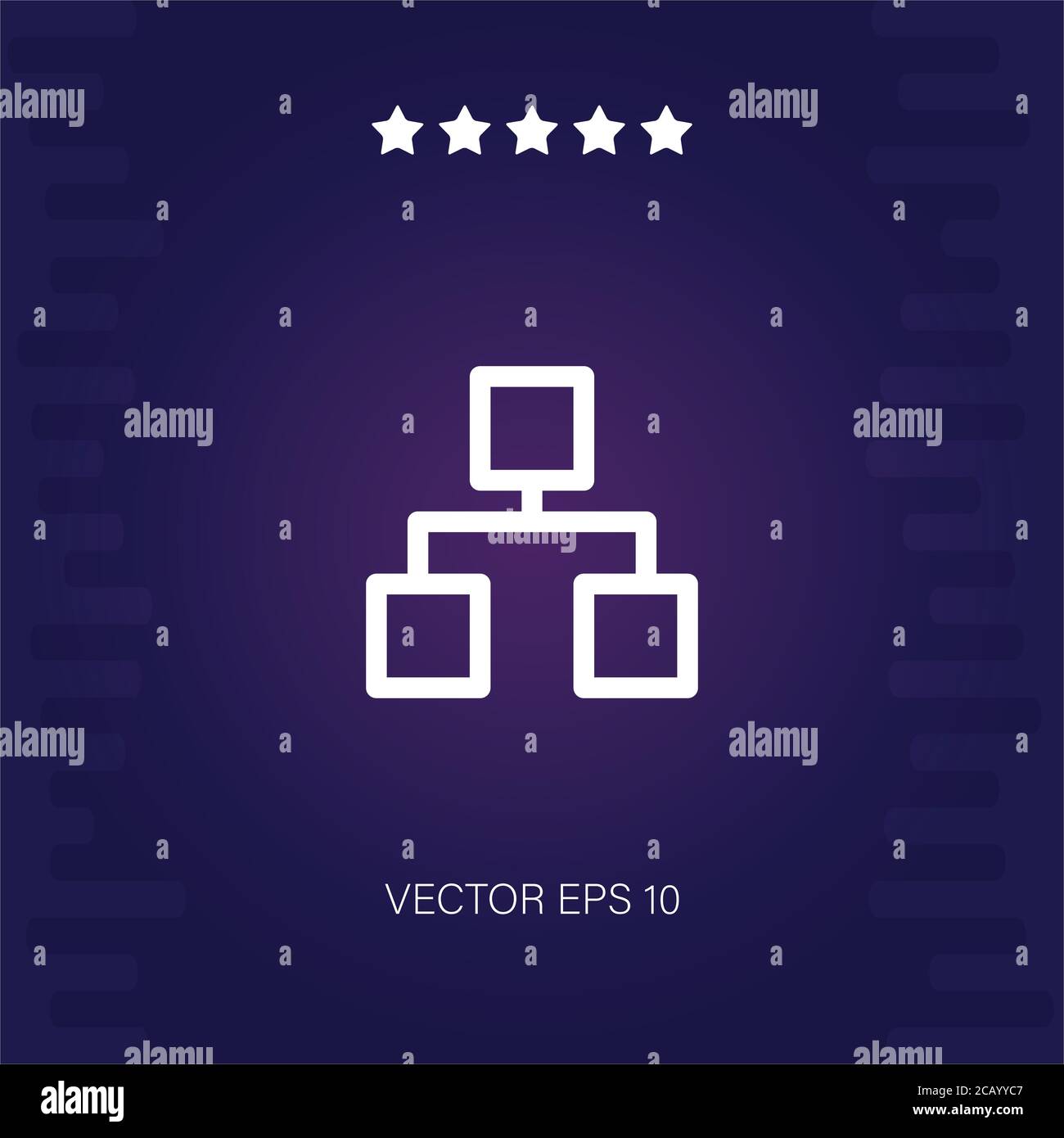 flow chart vector icon modern illustration Stock Vector Image & Art - Alamy