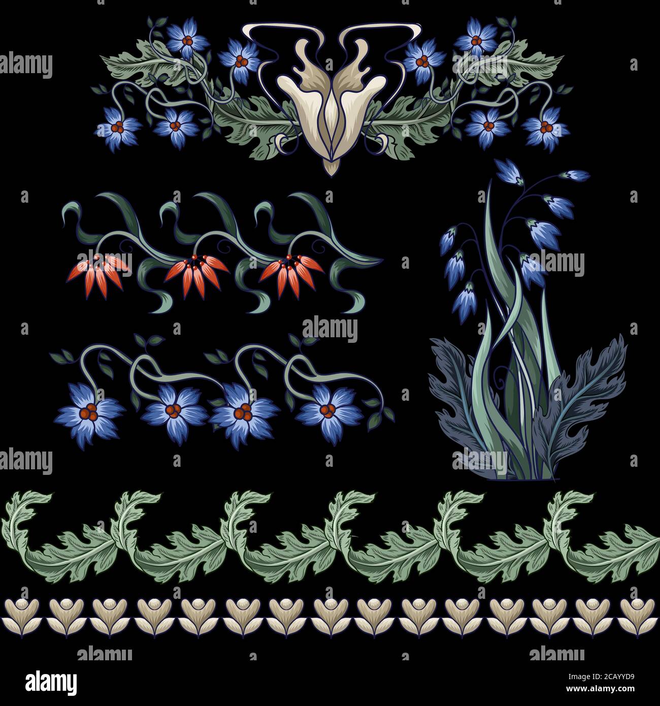 Decoration art deco Stock Vector Images - Alamy