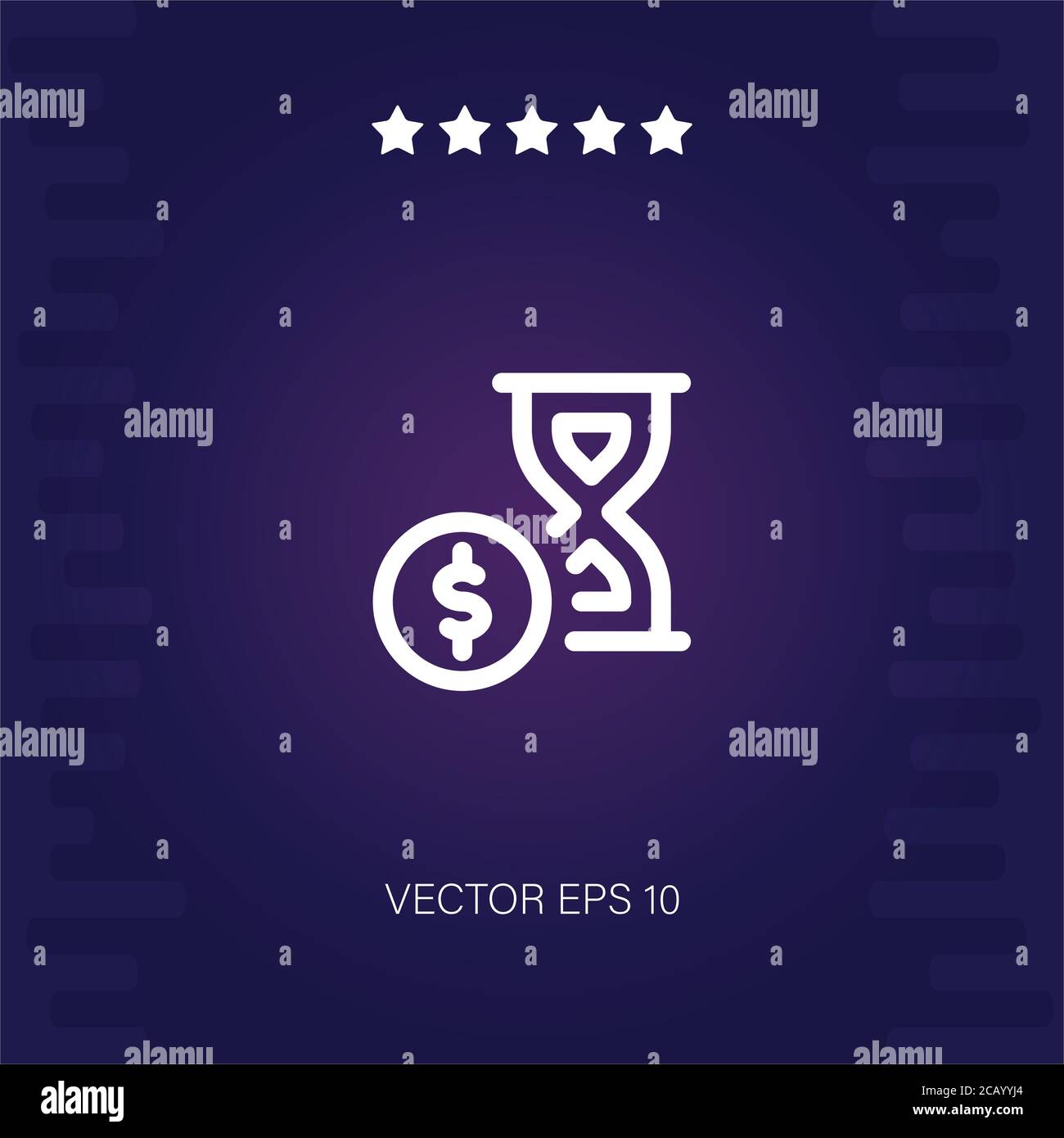 hourglass vector icon modern illustration Stock Vector Image & Art - Alamy