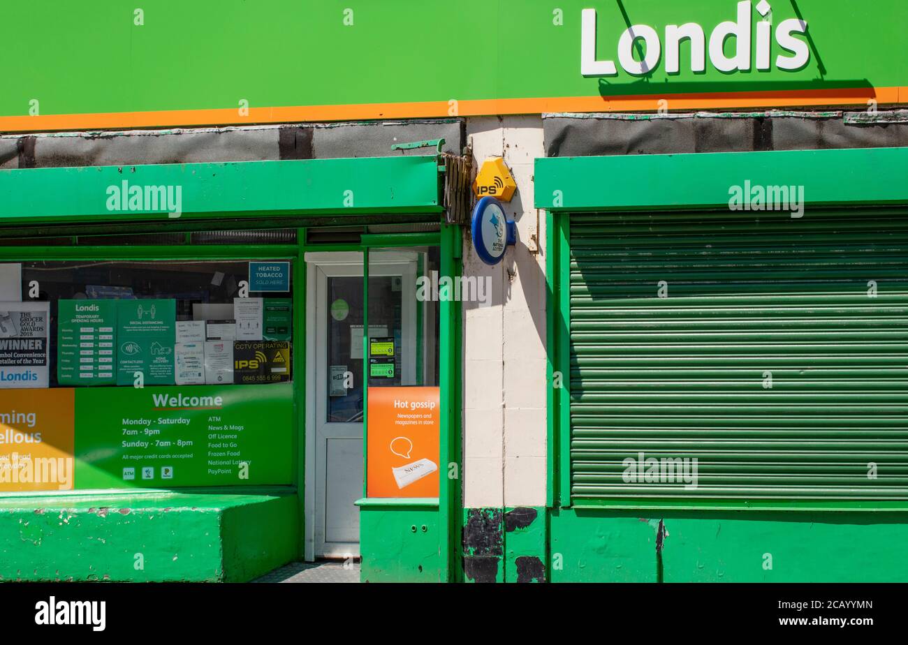 Londis general store in Norfolk Road,Littlehampton, West Sussex. UK ...
