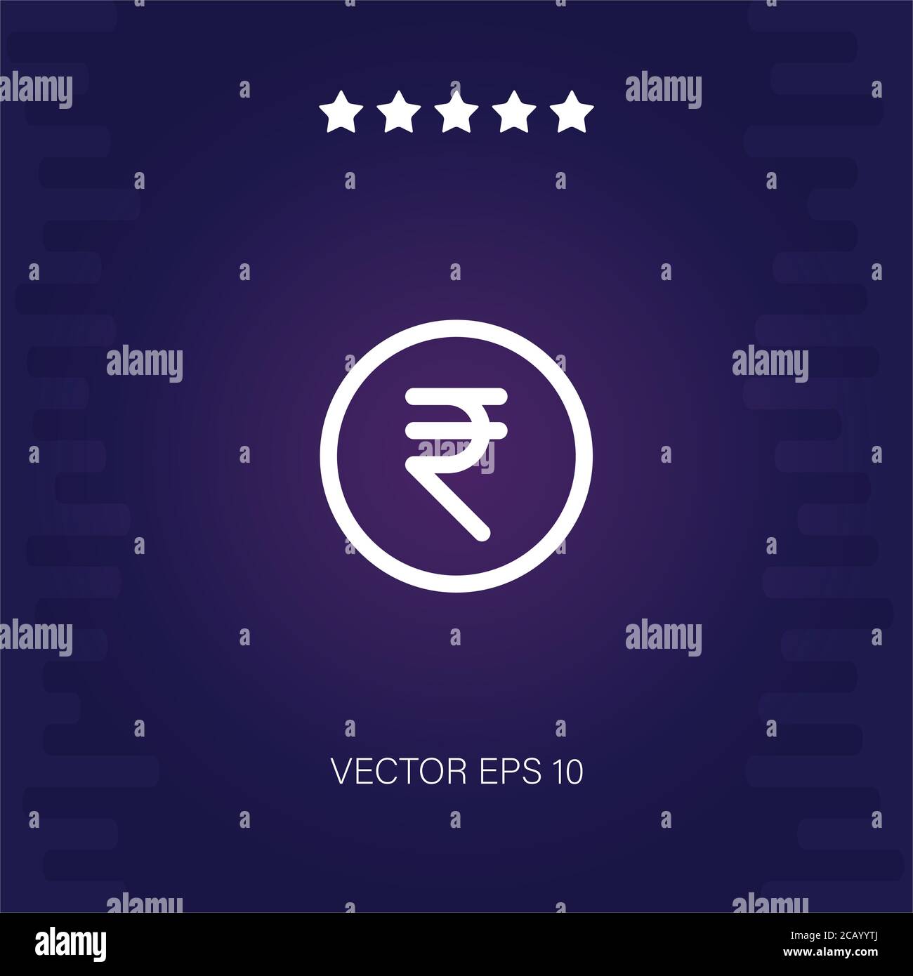 rupee vector icon modern illustration Stock Vector Image & Art - Alamy