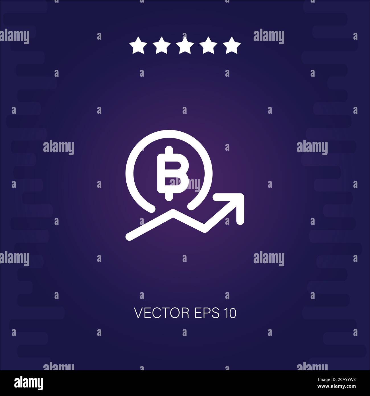 bitcoin vector icon modern illustration Stock Vector Image & Art - Alamy