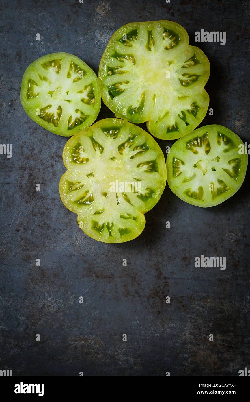 Fresh sliced tomatoes Stock Photo - Alamy